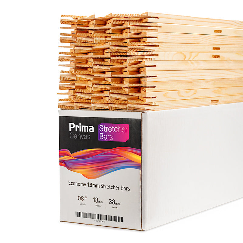 Economy 18mm Stretcher Bars - Full Boxes – Canvas and Stretcher Bars